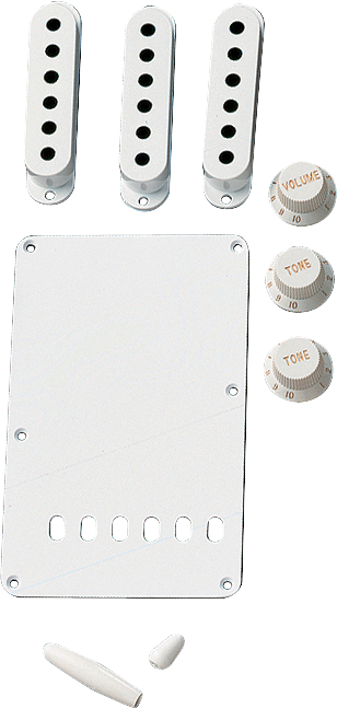 Fender Vintage-Style Stratocaster Accessory Kit (White)
