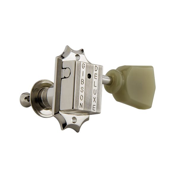 Gibson Deluxe Green Key Tuner Set (Vintage Nickel)